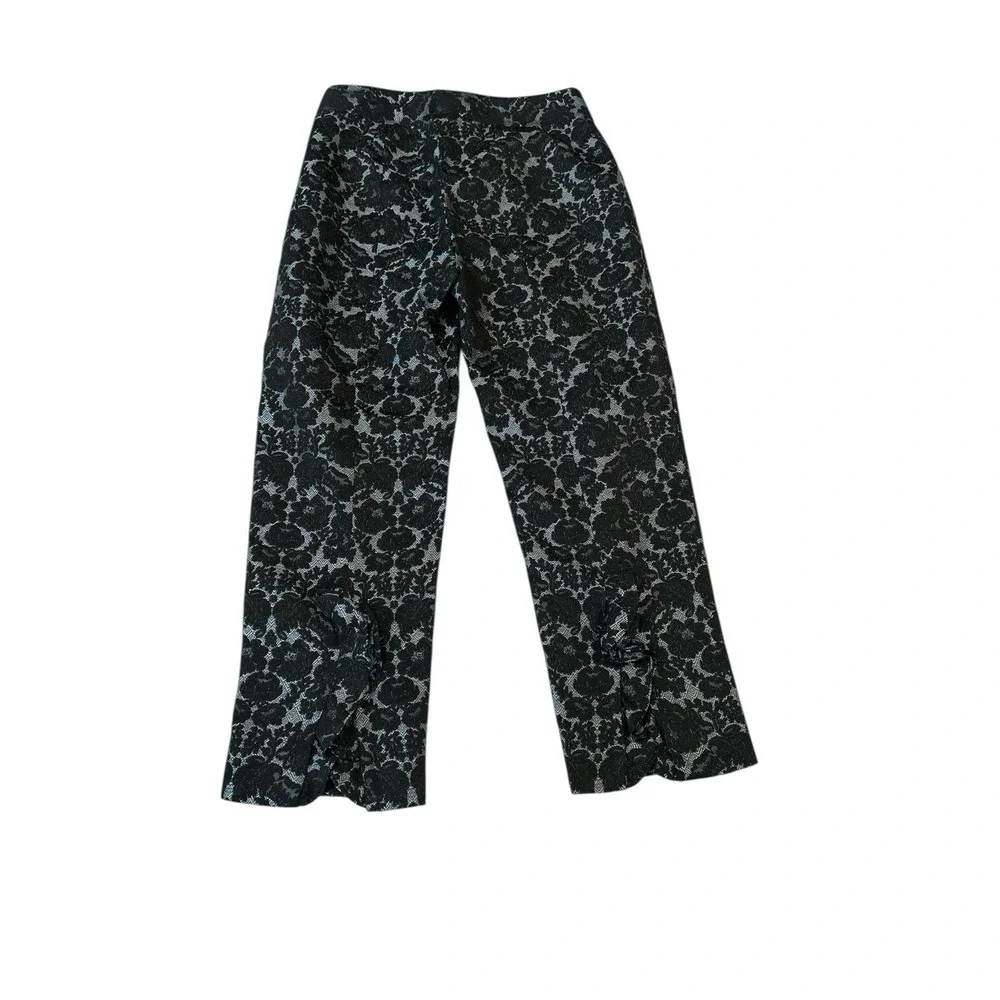 St. John | Pants & Jumpsuits | St John Emma Crop 2 Black Blue Label ...